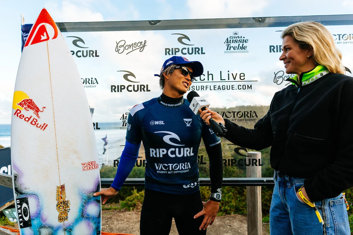 Kanoa Igarashi Está Nas 1 2 Finais Do Rip Curl Pro Bells Beach 2025