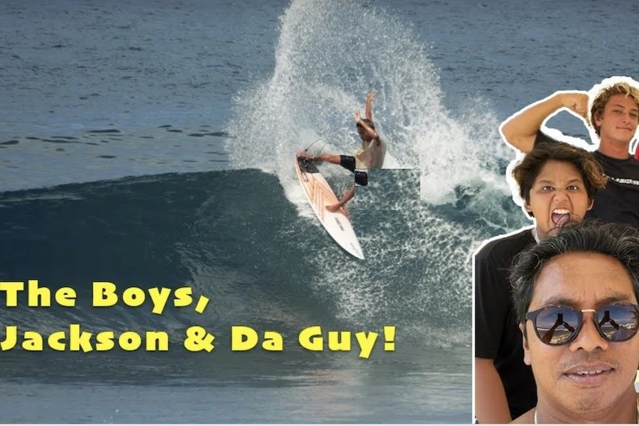 Jackson Dorian regressa a Bali e surfa com Betet “Da Guy” no coração do ...