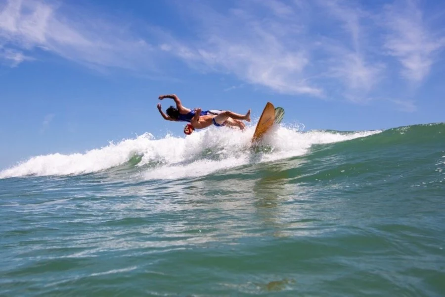 O Single Fin Hoe Down foi uma competição diferente, em que venceu quem ...