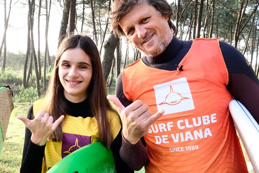 Marta Paço não se vê a surfar mas sente-o em dobro